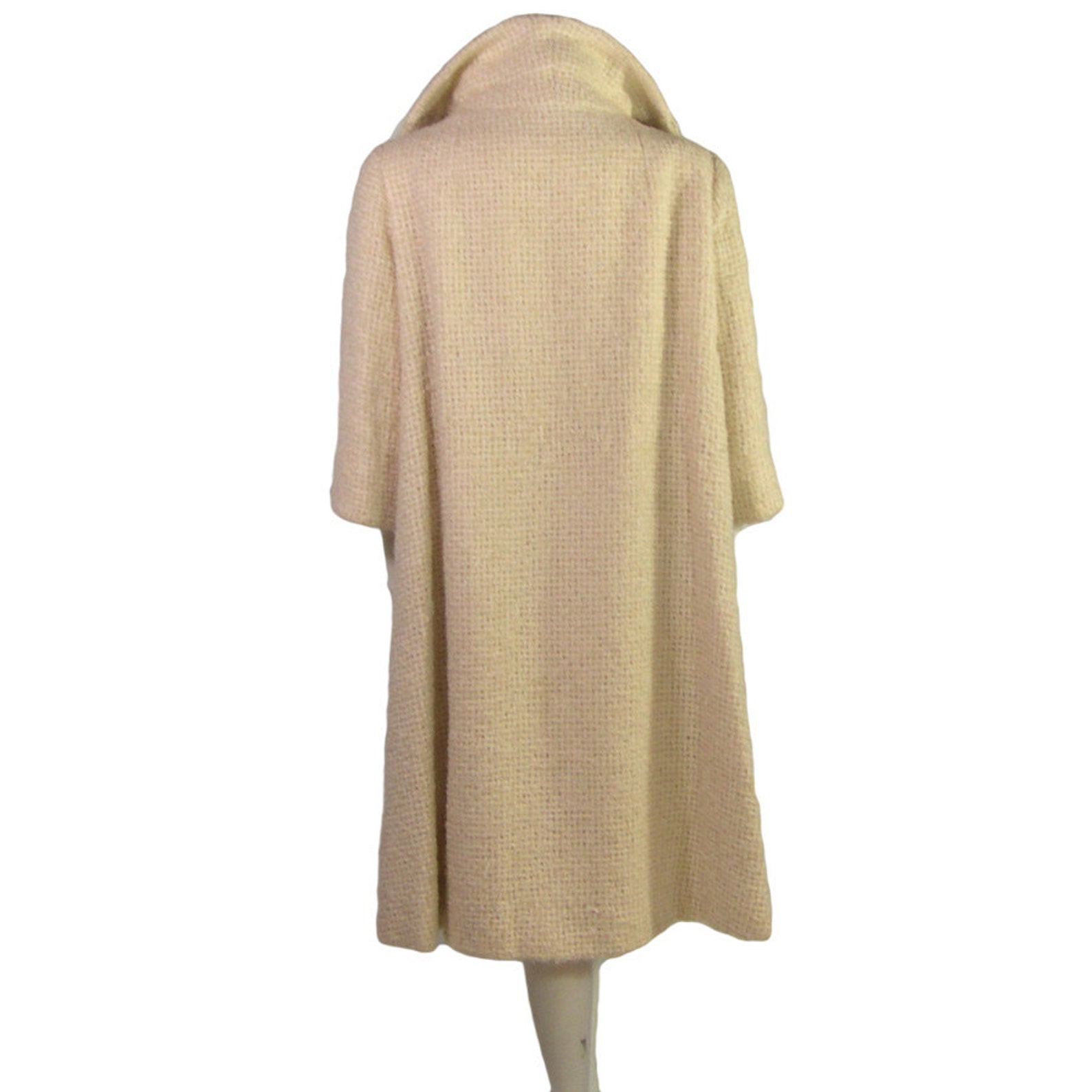 Vintage Cream Swagger Coat by Julius Garfinkle & Co 1950s - Etsy