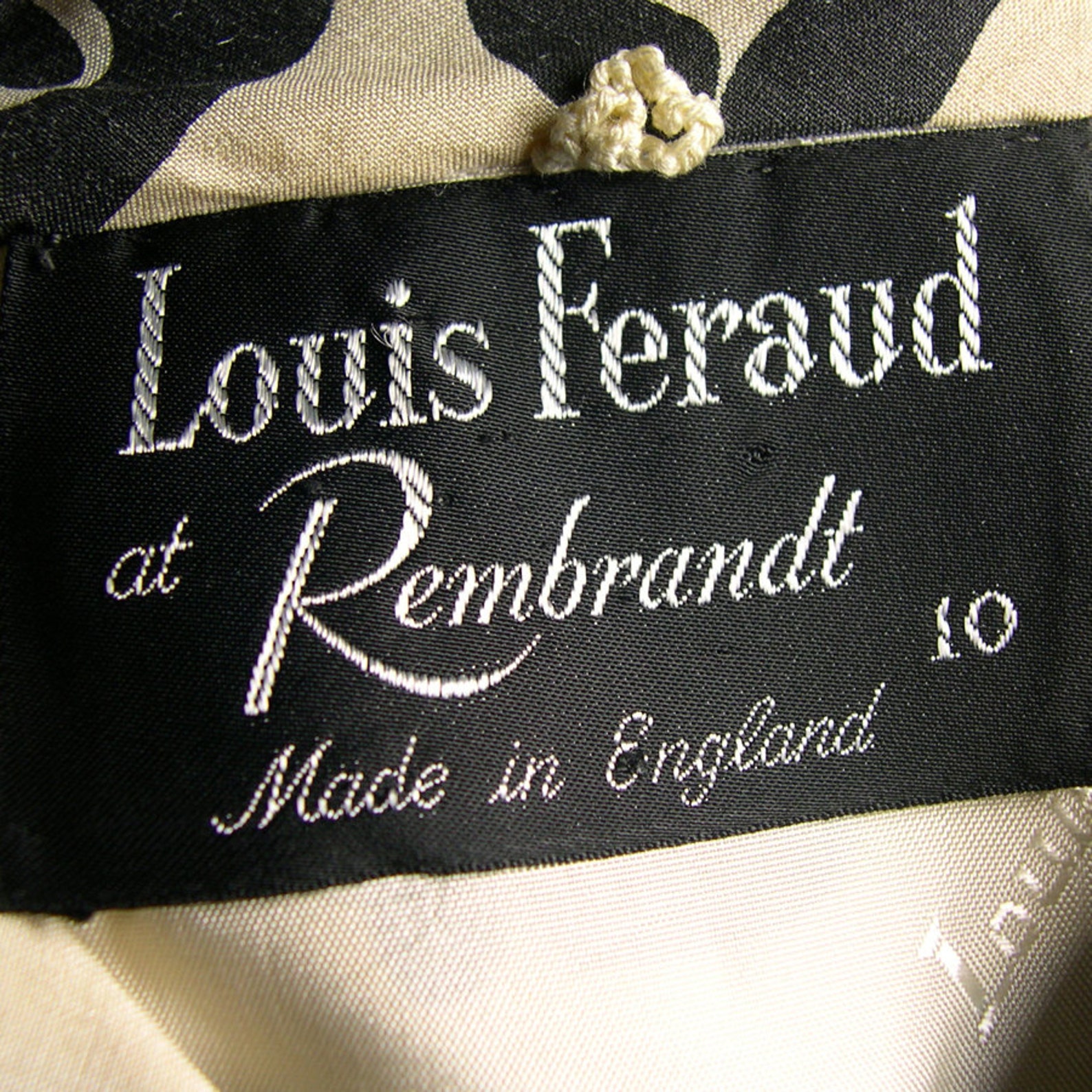 Vintage Louis Feraud 1970s Monogram Dress - Etsy