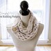 Arm Knitting Pattern // Infinity Scarf // Chunky Scarf // With Button ...
