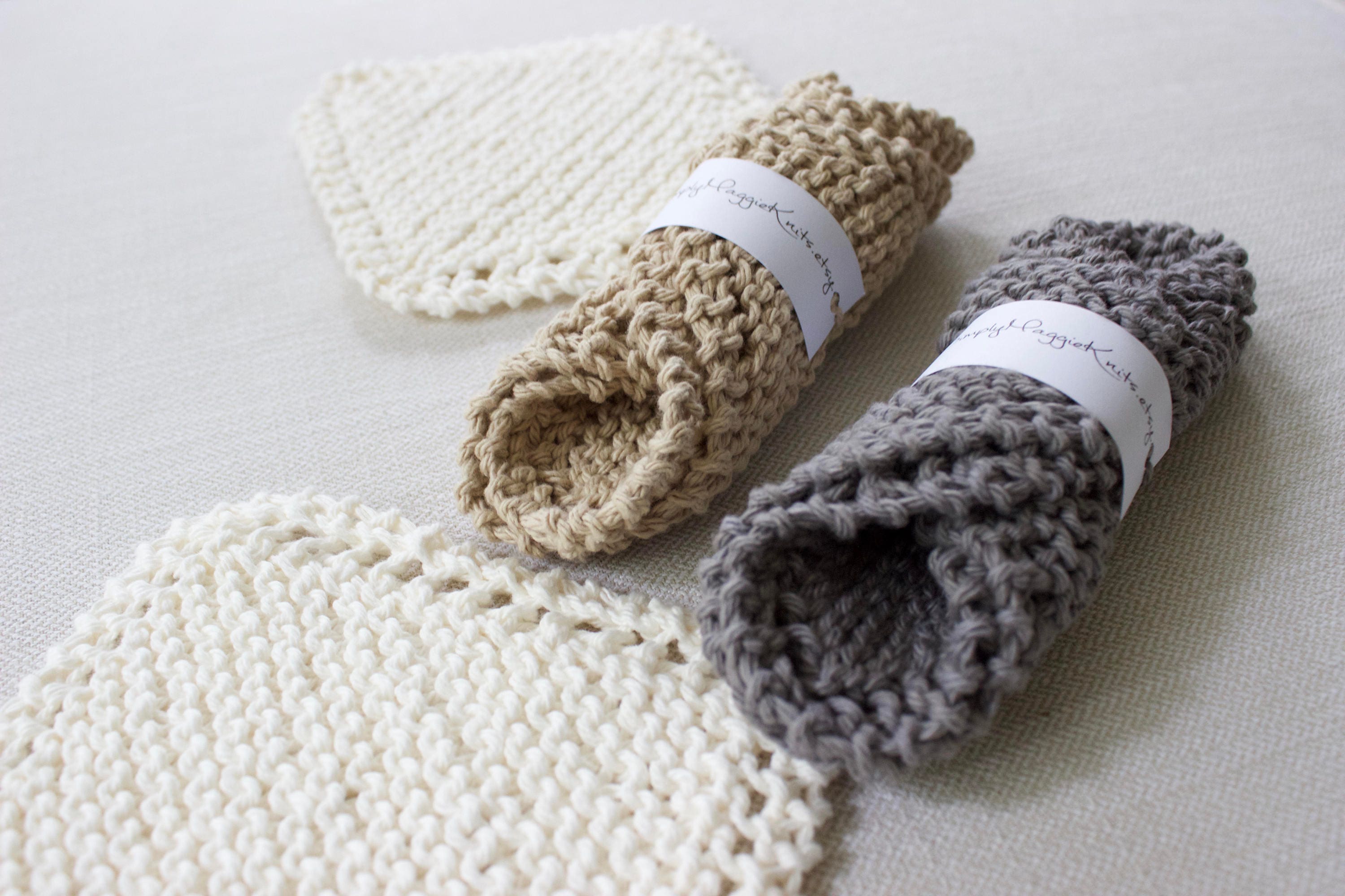 Knitting Pattern // Knit Scrubbies // Knit Wash Cloth // - Etsy