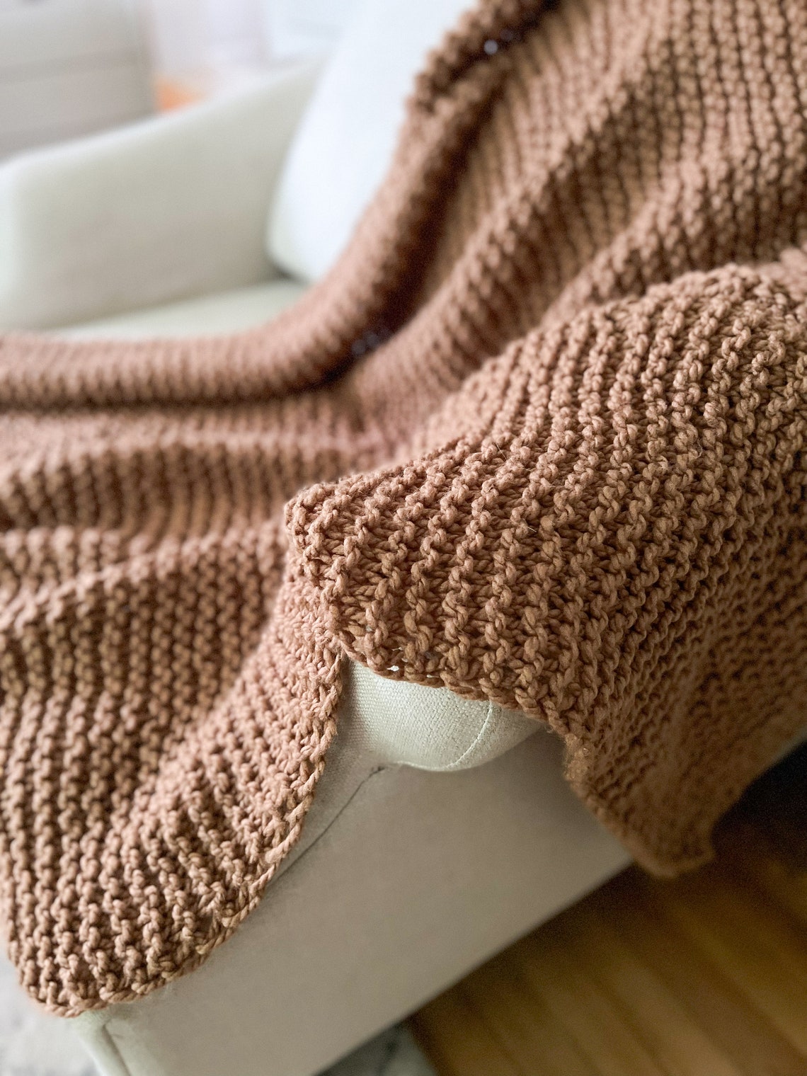 Genesis Blanket Pattern // Knitting Pattern // Chunky Throw // Beginner ...