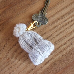 Mini Yarn Hank Key Chain, Hank to Hat Key Chain, Knitting Project ...
