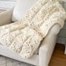 Forget Me Not Afghan Pattern // Crochet Pattern // Chunky Throw ...