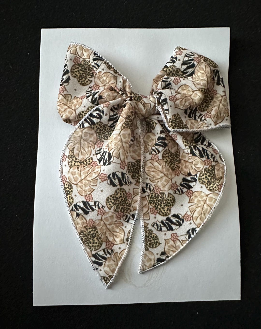 Jungle Safari Large Sailor Bow on Clip! - Etsy