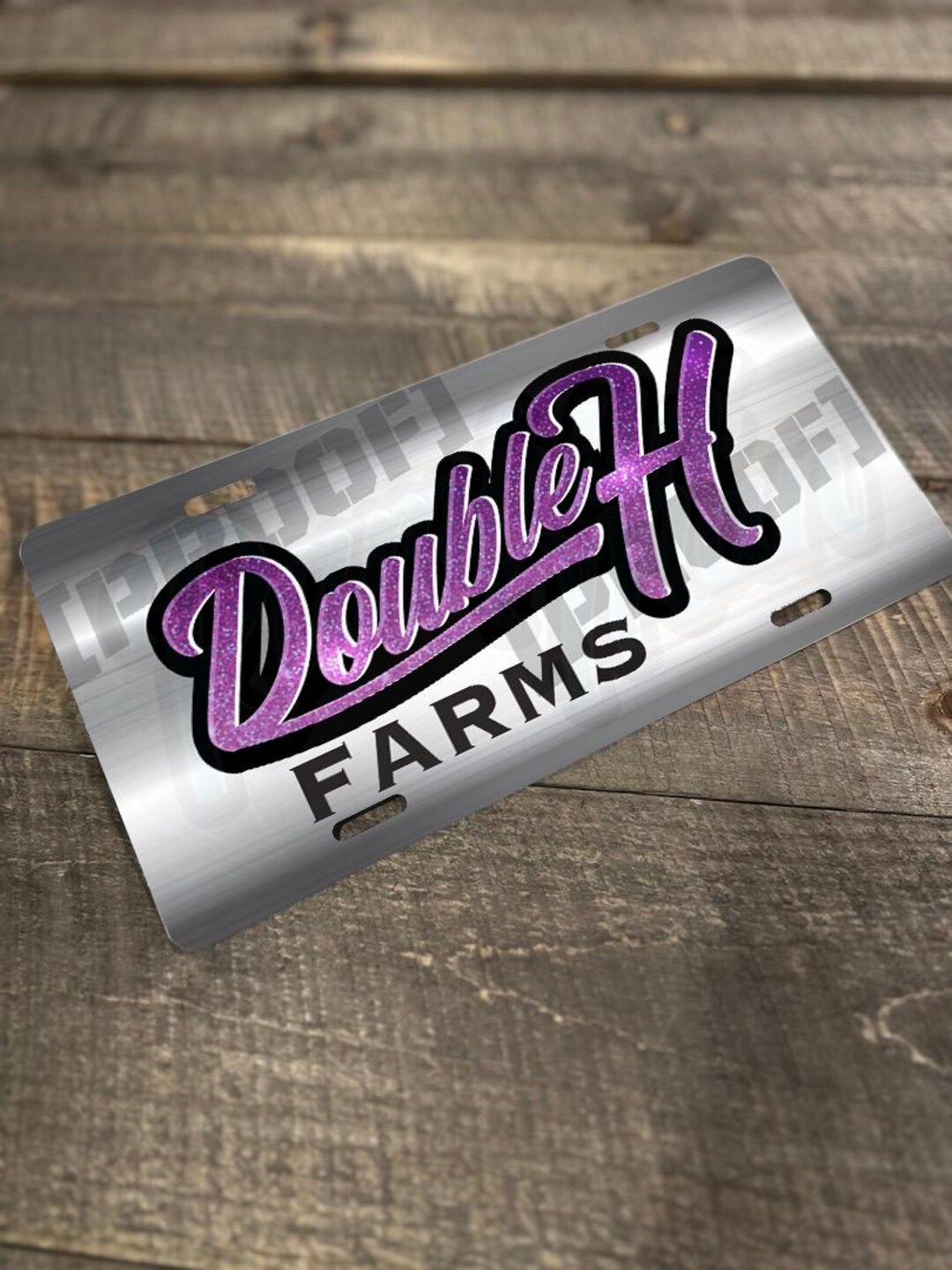 Custom Aluminum License Plate | PERSONALIZED DESIGN | 6x12 Gloss Front ...