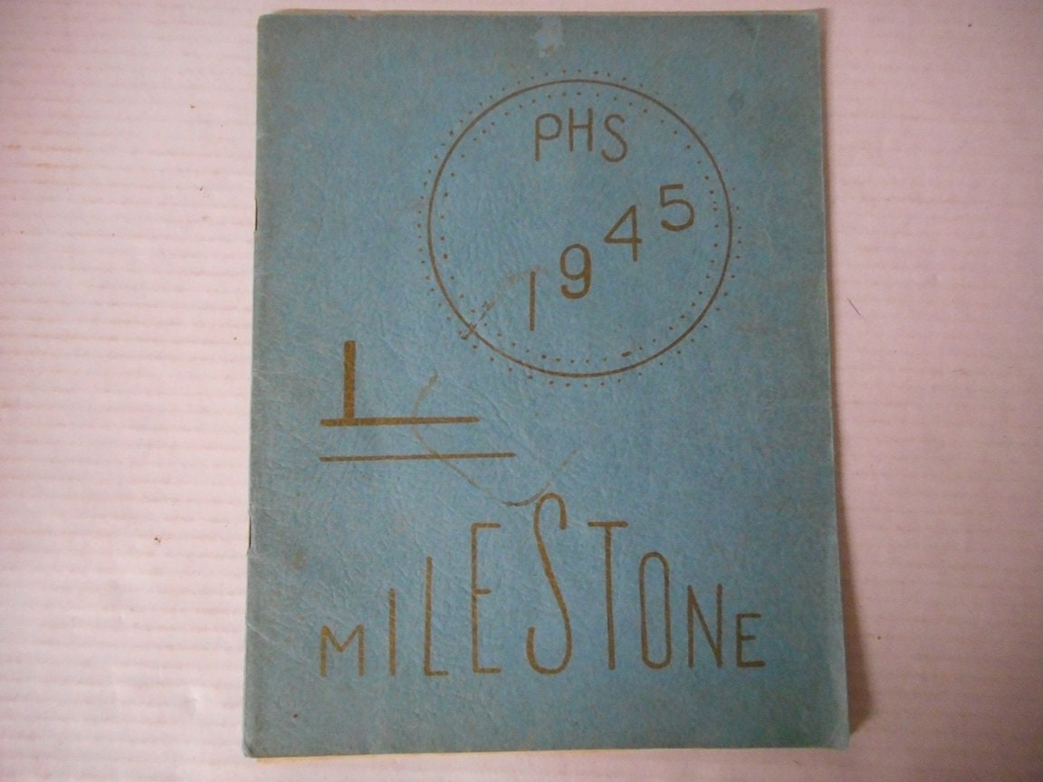 1945 Pigeon High School Milestone Pigeon Michigan - Etsy