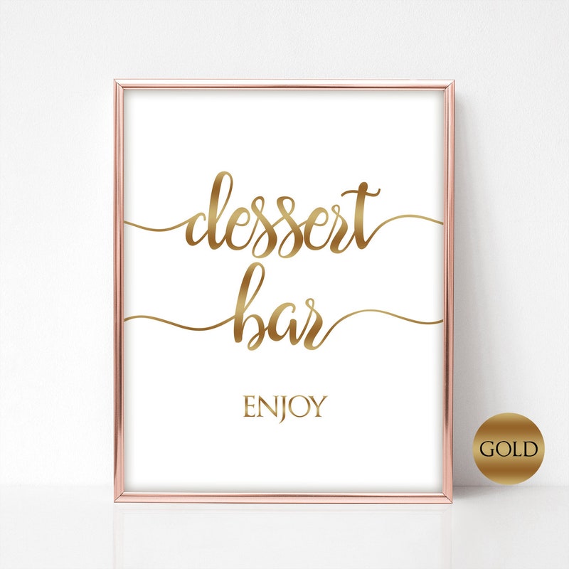 Dessert Bar Sign - Etsy