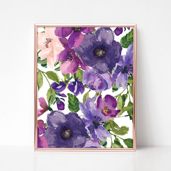 Purple Artwork - Etsy