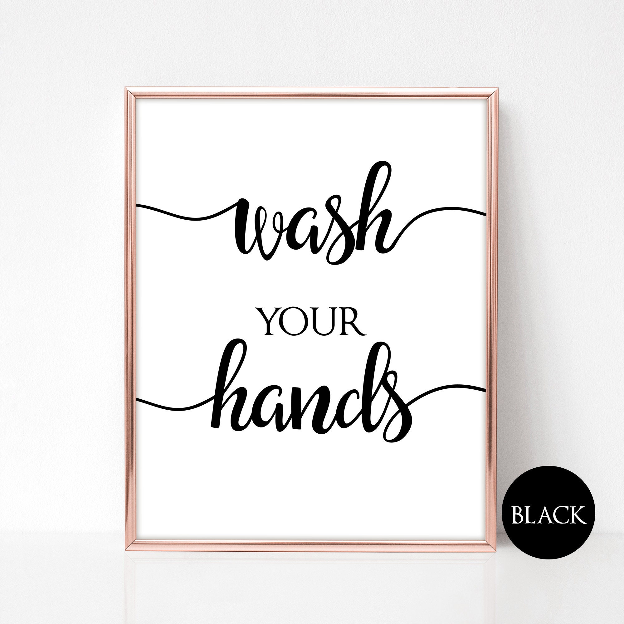 Wash Your Hands Sign Printable