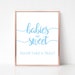 Baby Blue Baby Shower Signs, Boy Baby Shower Package, Printable Baby ...