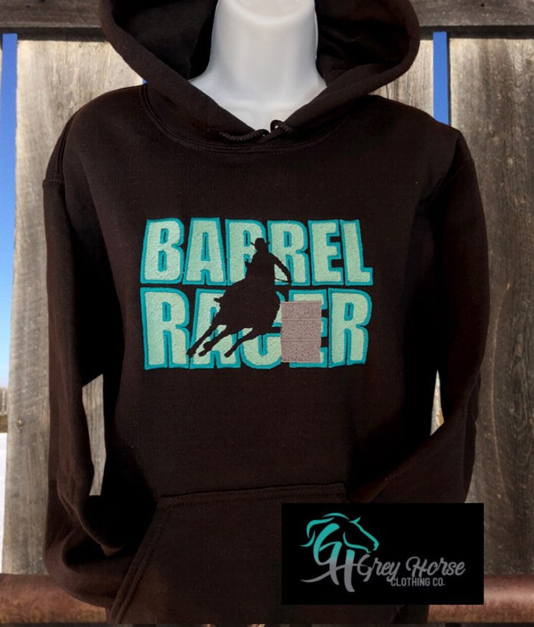 Barrel Racer Hoodie, Barrel Racer Sweatshirt, Rodeo Shirt, Cowgirl ...