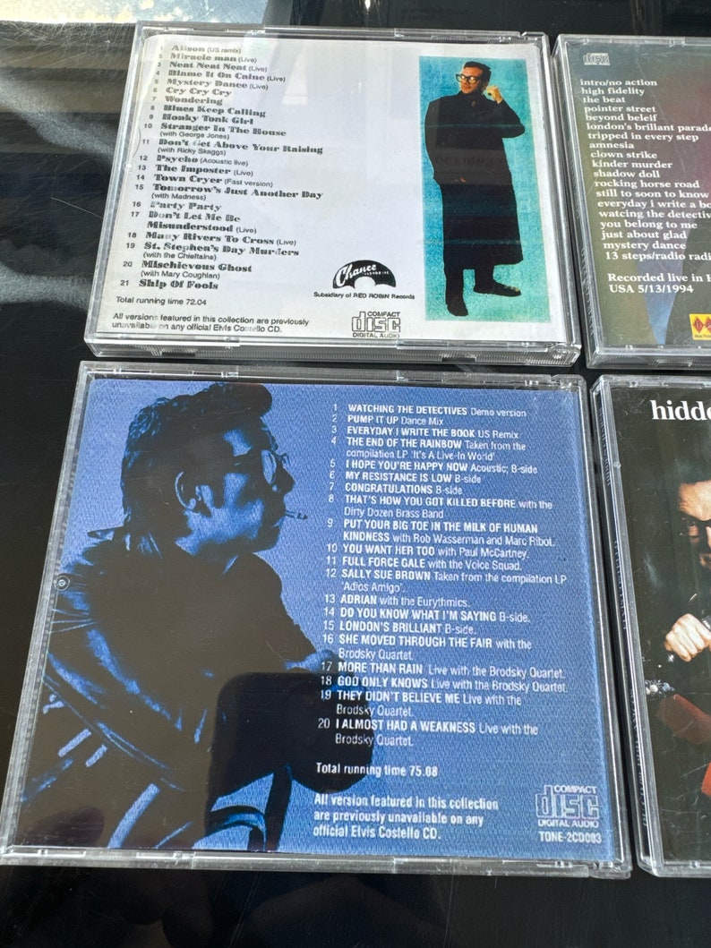 Elvis Costello Import CD Set: Rare Albums - Etsy