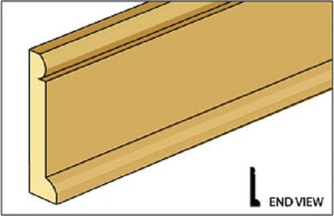 Dollhouse Miniature Baseboard Trim Molding - Classics # 70298 - 1/2" X ...