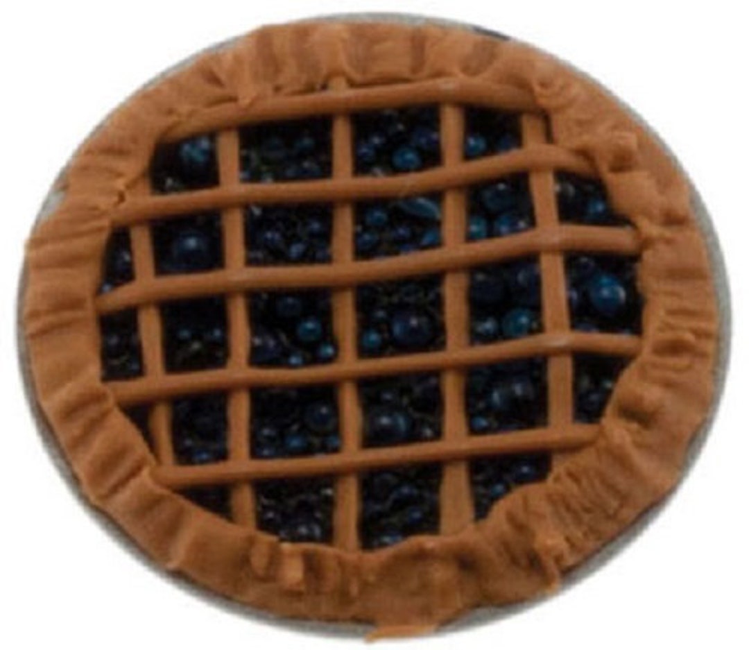 Dollhouse Miniature Blueberry Lattice Pie - 1:12 Scale - Etsy