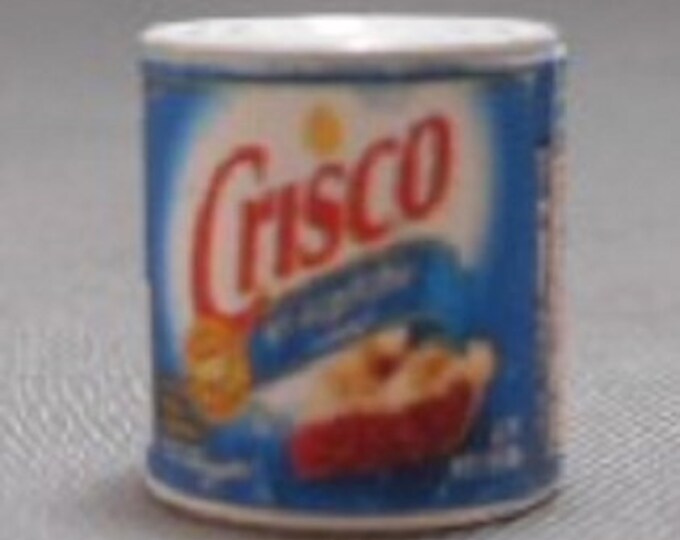 Dollhouse Miniature Replica (one) Can of Crisco Shortening ~ 1:12 Scale ...