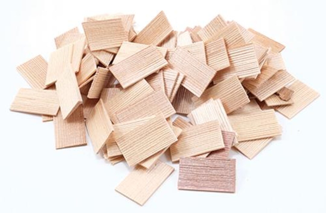 Dollhouse Miniature Cedar Shingles - Square - Rectangle - 1:12 Scale ...