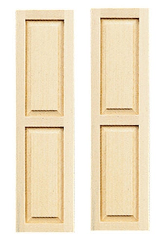 Dollhouse Miniature Shutters Two Panel 1:12 Scale - Etsy