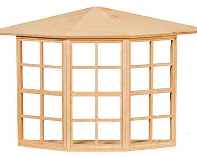 Dollhouse Miniature 24 Light Bay Window 1:12 Scale - Etsy
