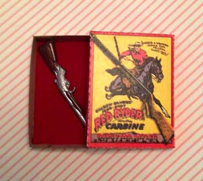 Dollhouse Miniature Red Ryder Toy Rifle and Box Kit 1:12 - Etsy