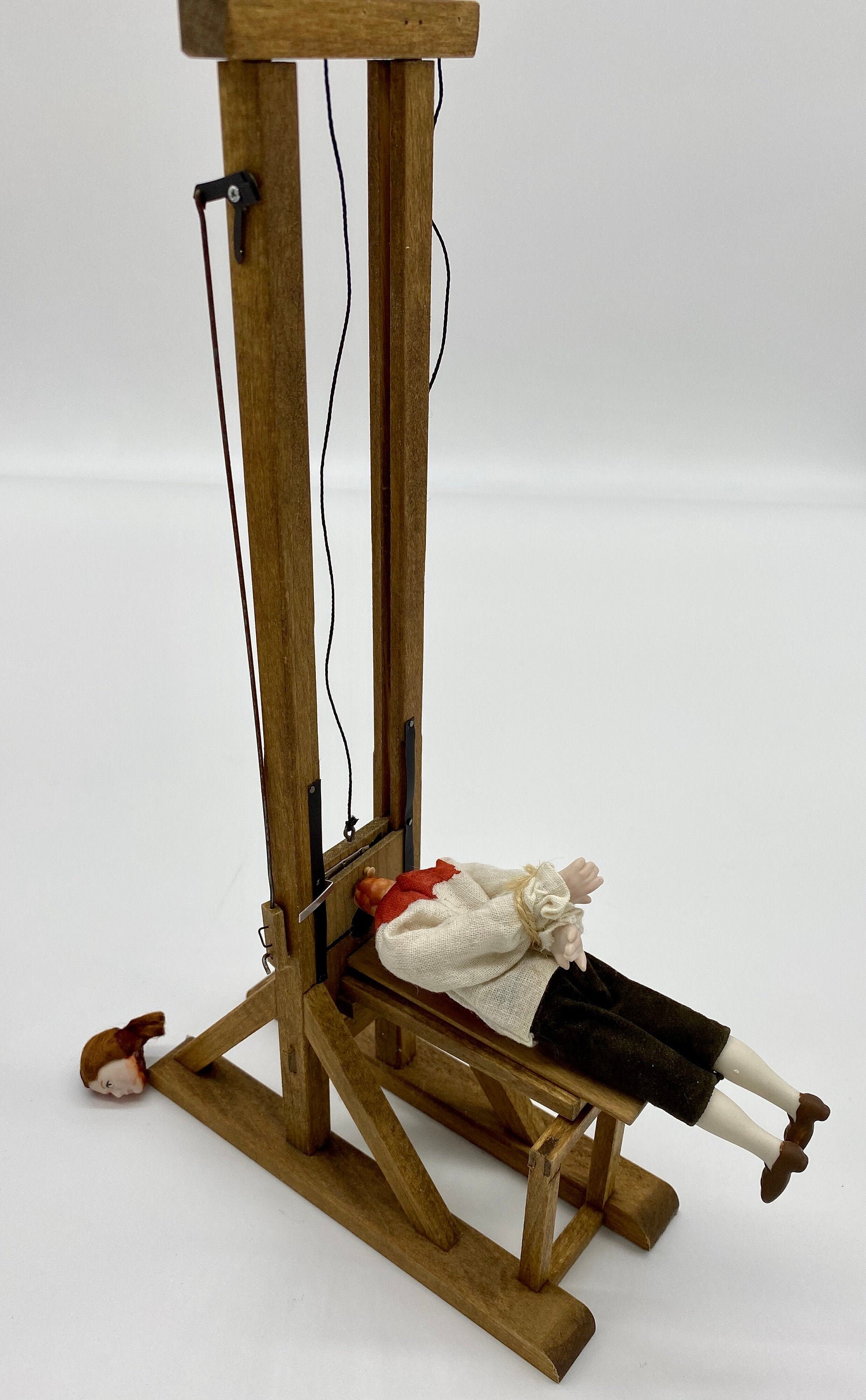Dollhouse Miniature Guillotine/Doll for Your Halloween/Haunted | Etsy