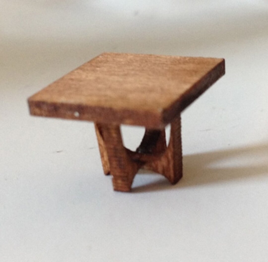 Dollhouse Miniature Quarter Scale MCM Broyhill Brasilia End Table KIT ...