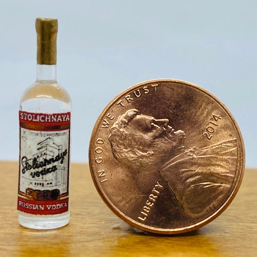 Miniatures Art & Collectibles Dollhouse Miniature Bottle of Fireball 1: ...