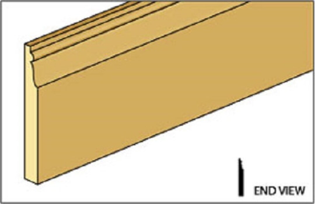 Dollhouse Miniature Baseboard Trim Molding - #NE947 - BBC-16 - 1/2" X ...