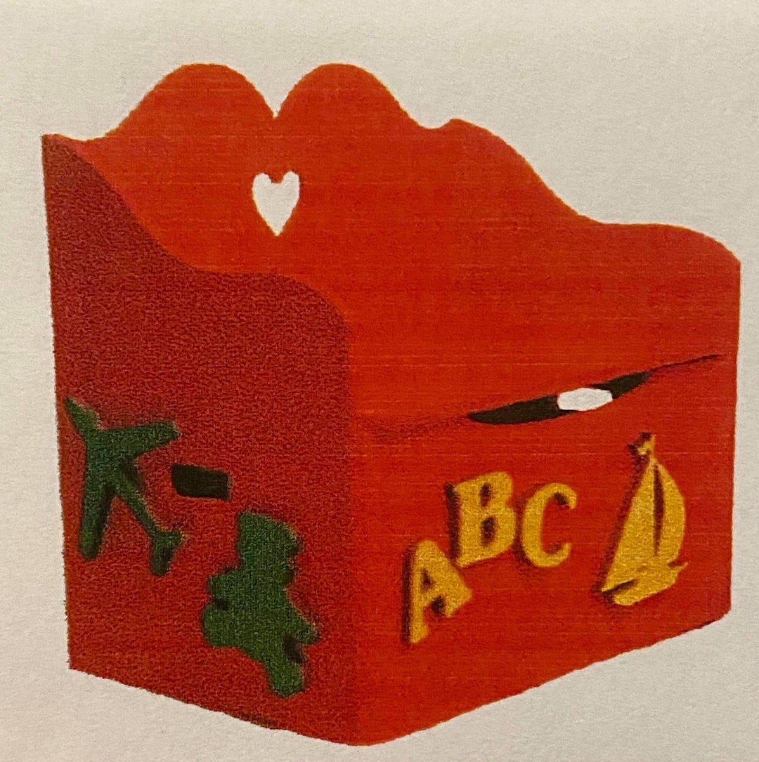 Dollhouse Miniature Toy Box Kit With Embellishments - 1:12 Scale - Etsy