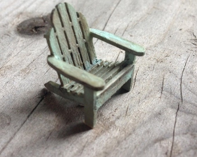 Dollhouse Miniature Quarter Scale Adirondack Chair KIT 1:48 - Etsy