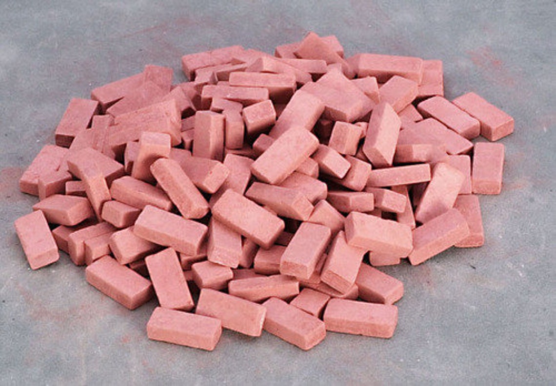 Dollhouse Miniature Red Colored Bricks in 1:12 Scale 325 per Bag - Etsy