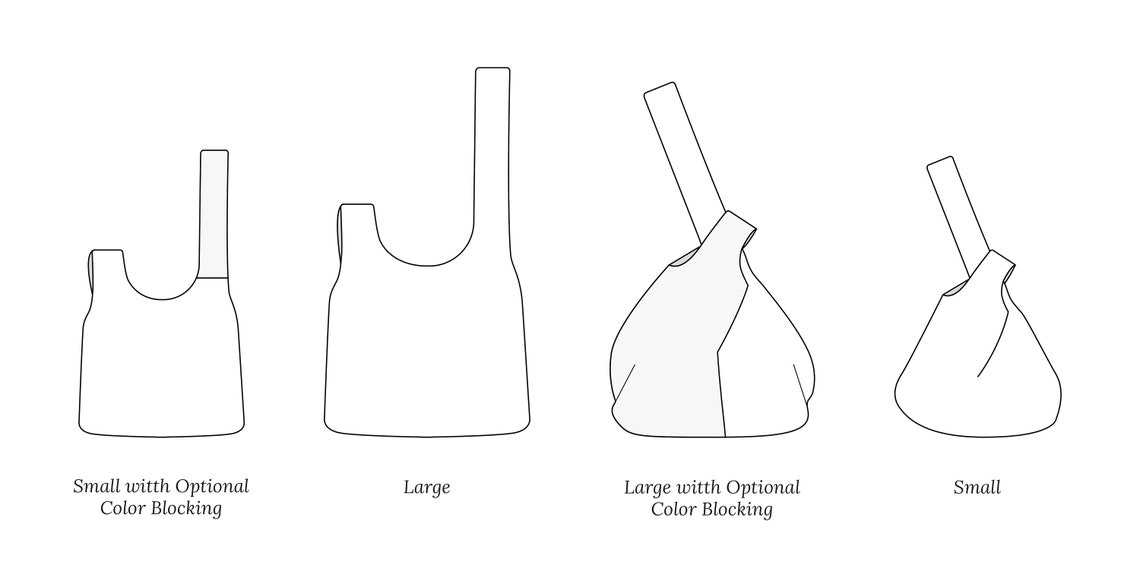 Knot Bag PDF Sewing Pattern Knot Bag Knot Bag Sew Knot Bag - Etsy