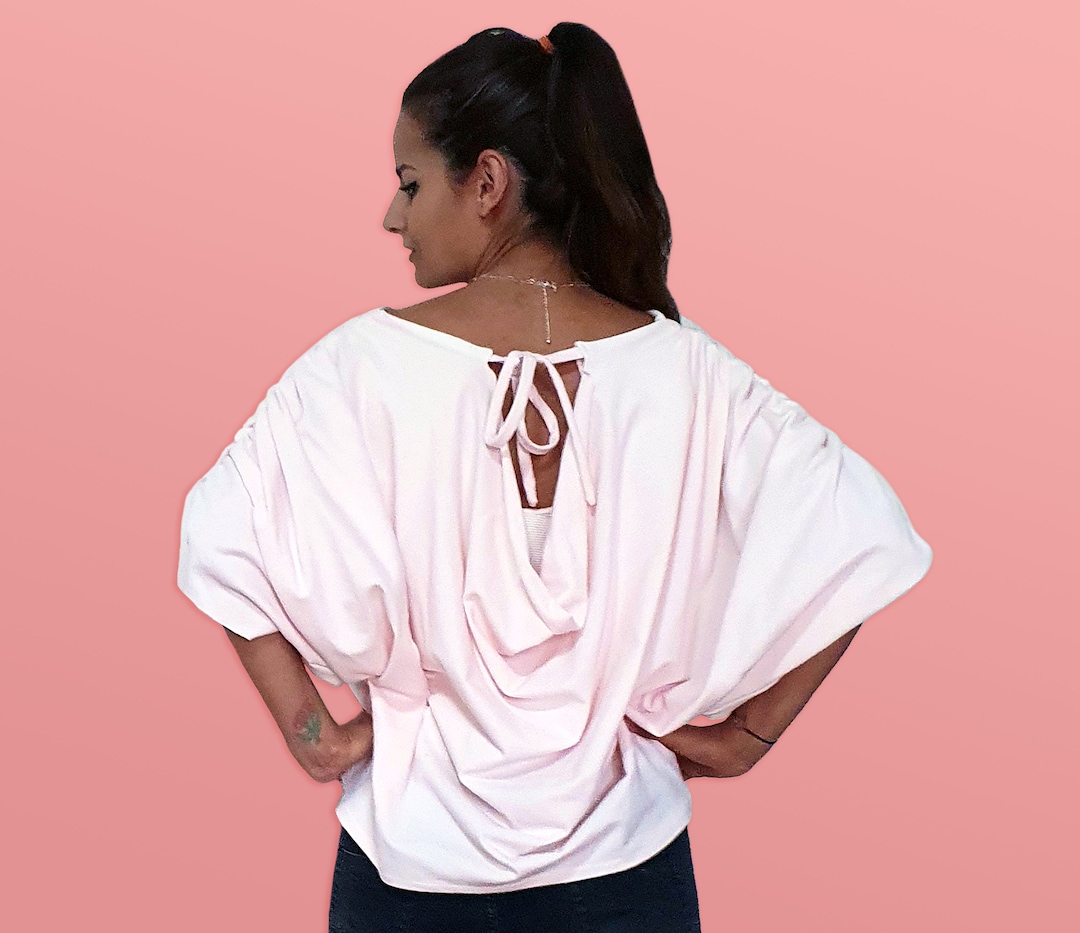 Della Drape PDF Sewing Pattern - Top Pattern, Drape Top Pattern, Dress ...