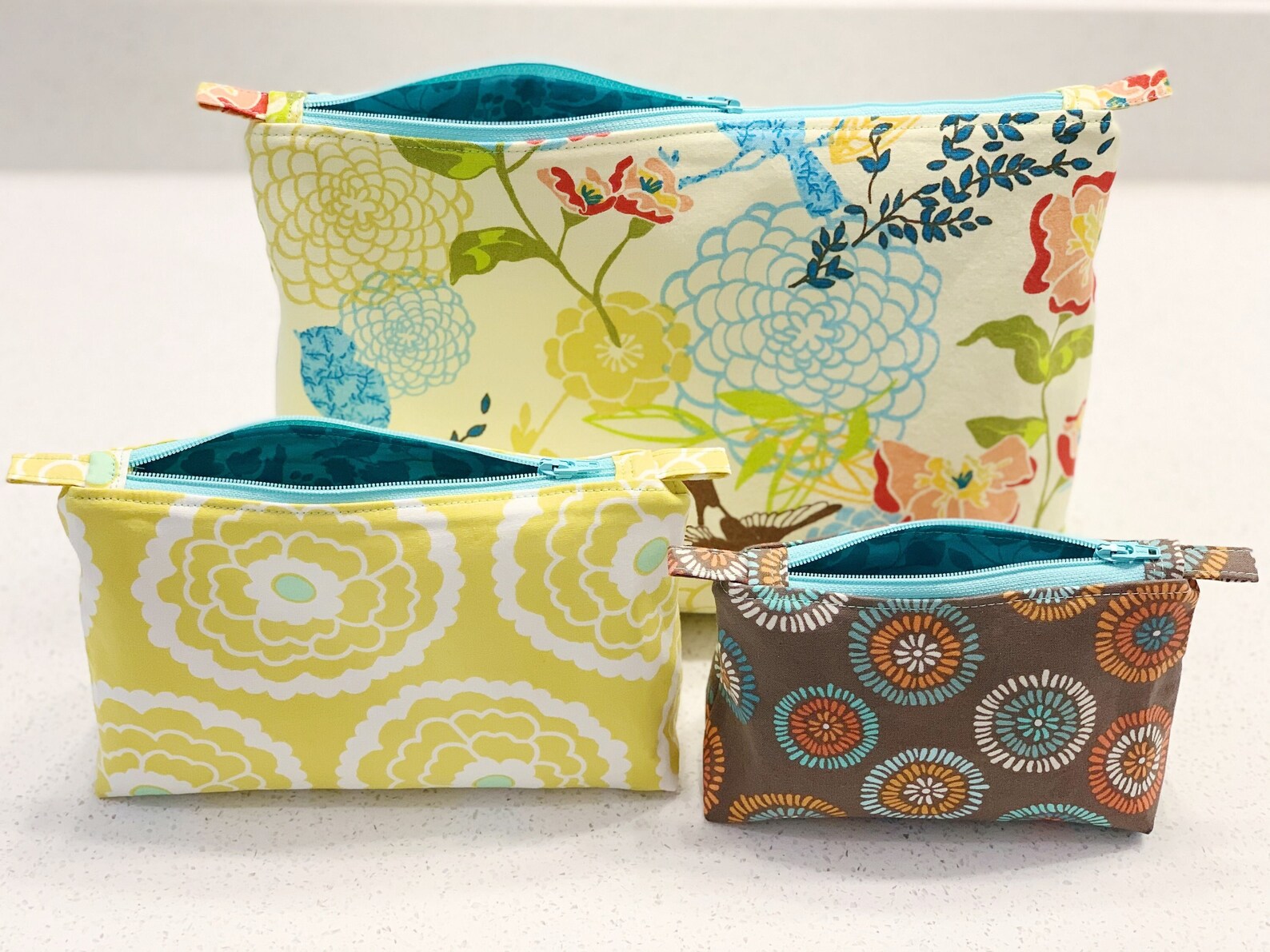 Zoe Zip Pouches PDF Sewing Pattern Pouches Pattern Zip - Etsy