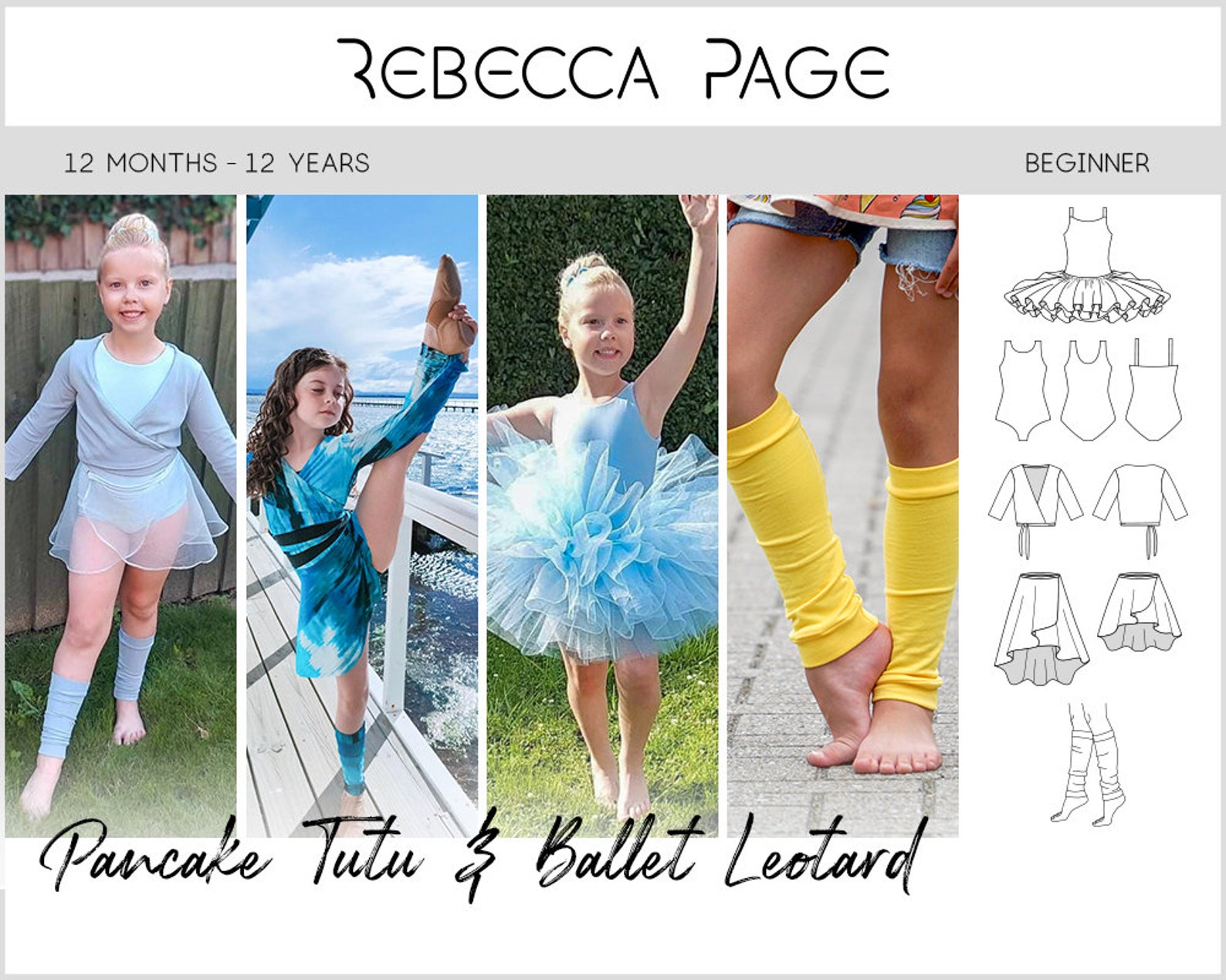 Childrens Ballet Bundle PDF Sewing Pattern Dancewear - Etsy