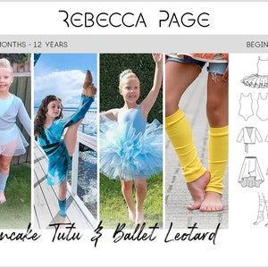 Childrens Ballet Bundle PDF Sewing Pattern Dancewear Pattern, Ballet ...