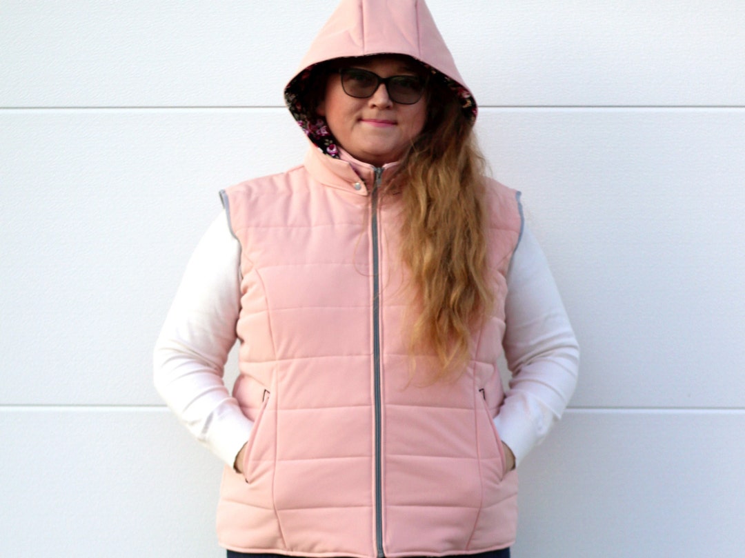 Riley Vest PDF Sewing Pattern Vest Pattern, Puffer Vest Pattern, Padded ...