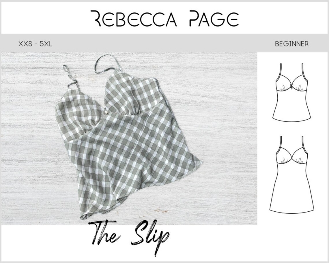 Slip PDF Sewing Pattern Slip Pattern Slip Top Pattern Top - Etsy UK