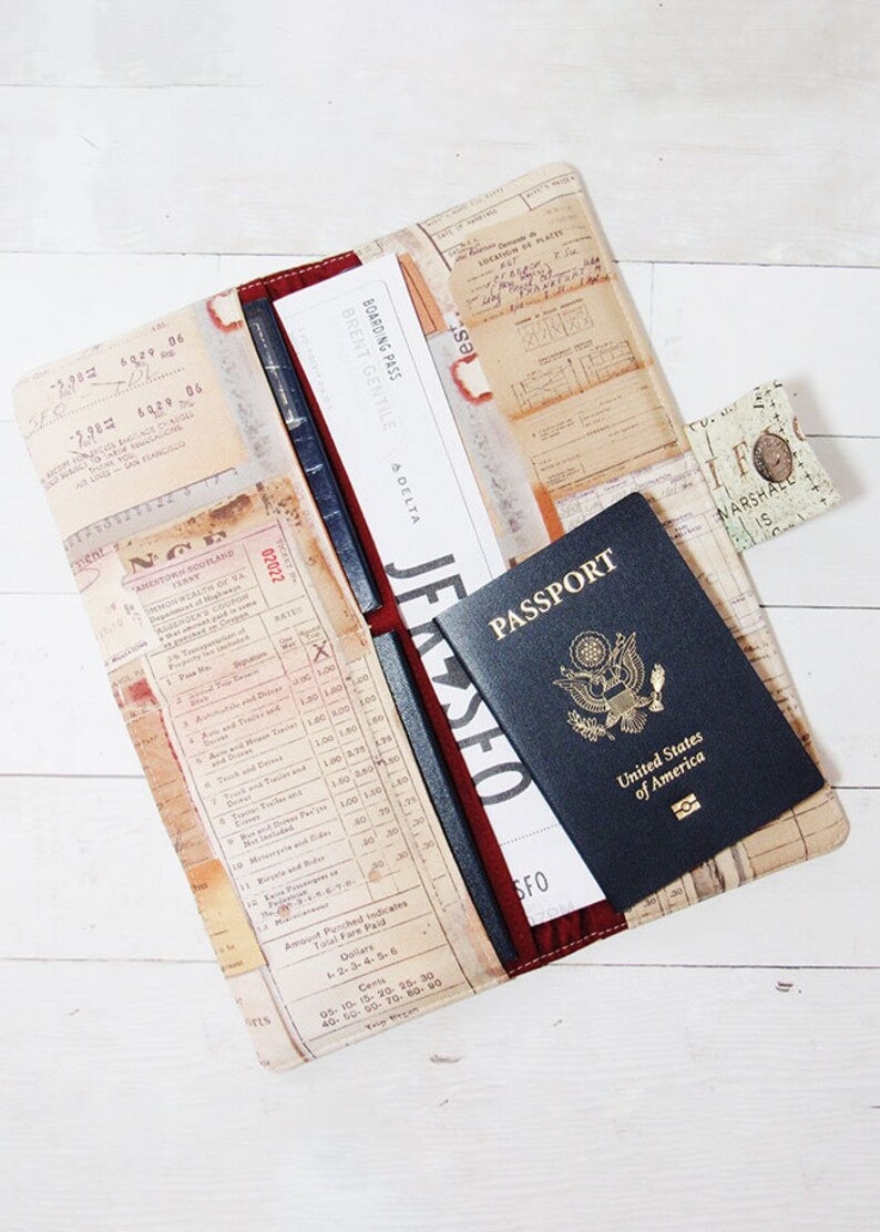 Family Passport Wallet PDF Sewing Pattern Pattern Passport | Etsy