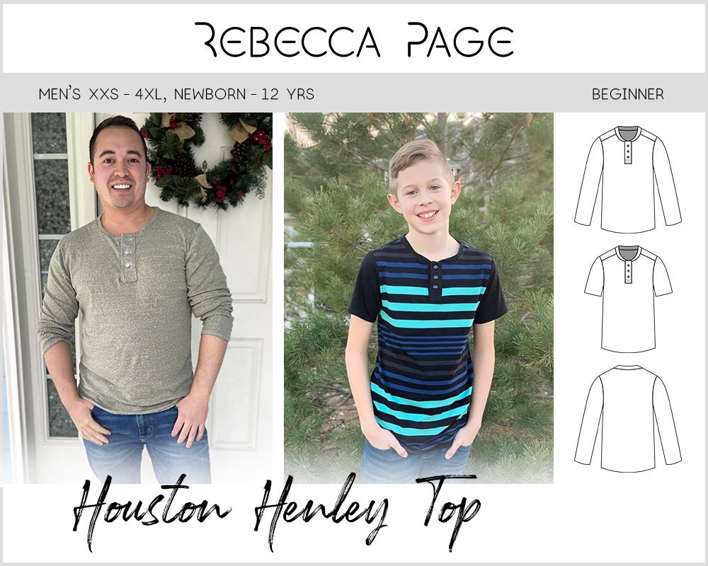 Craft Supplies & Tools Shirt Pattern Top Sewing Pattern Shirt PDF ...