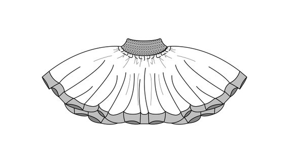 Twirltastic Tutu PDF Sewing Pattern Tutu Sew Tutu PDF Tutu | Etsy