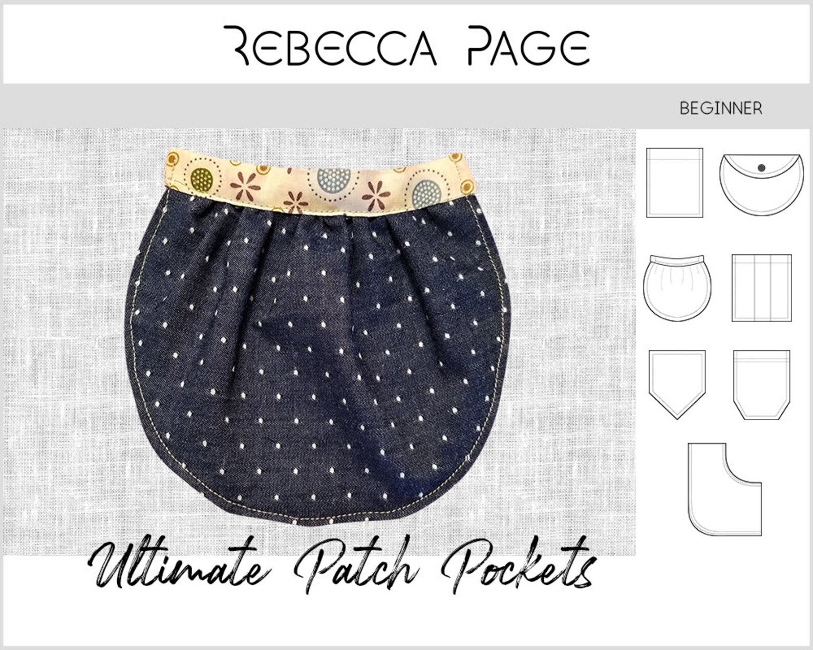 Ultimate Patch Pocket PDF Sewing Pattern Pockets Pattern | Etsy