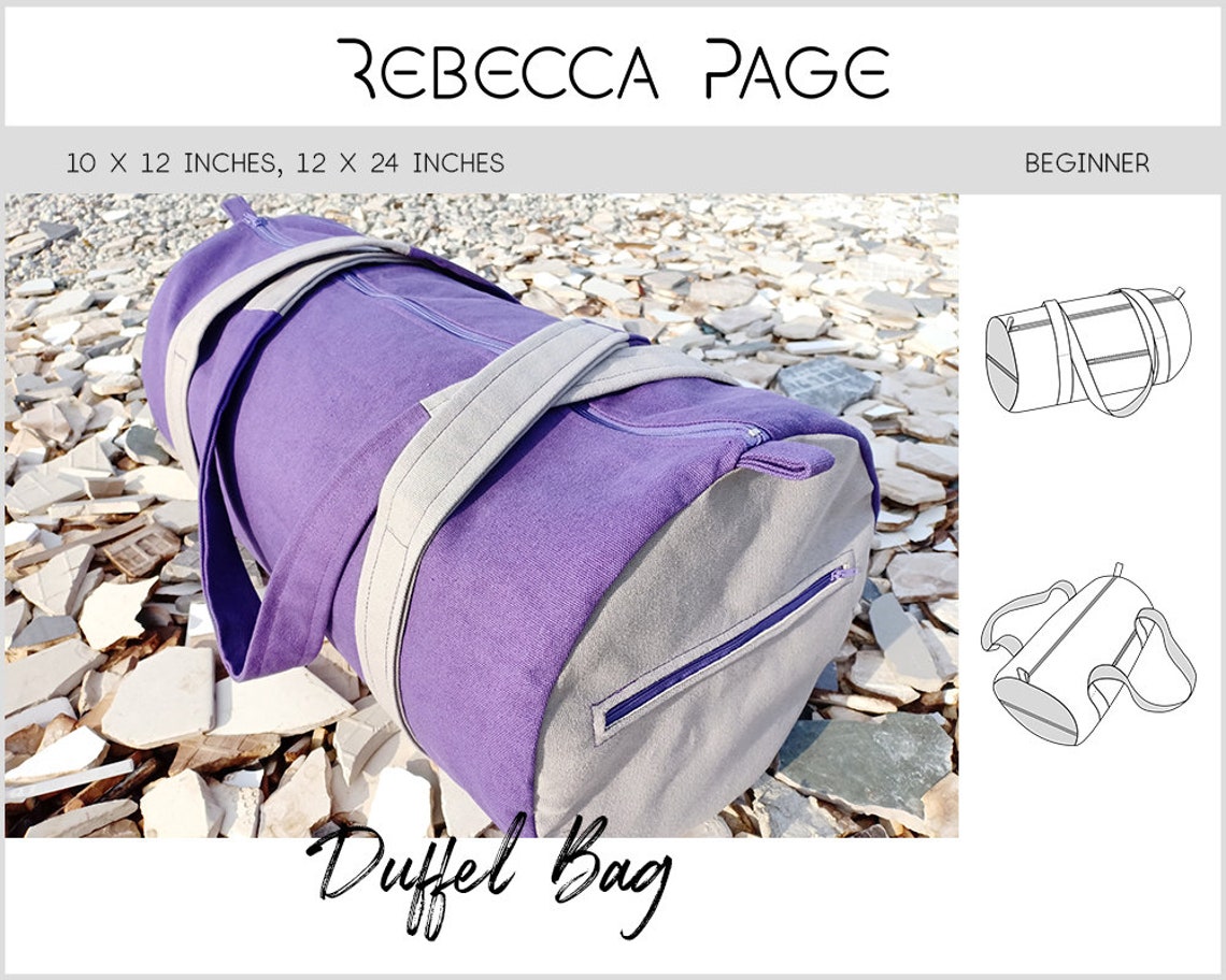Duffel Bag PDF Sewing Pattern Travel Pattern Duffel Bag - Etsy UK