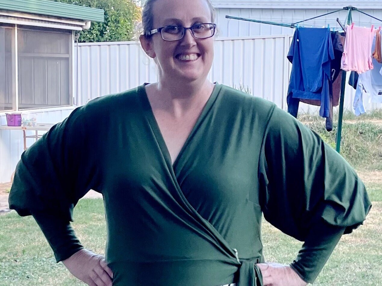 Flutter Wrap Dress PDF Sewing Pattern Sleeves Pattern Wrap | Etsy