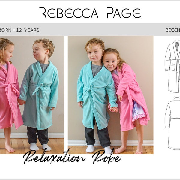 Kids Robe Pattern - Etsy