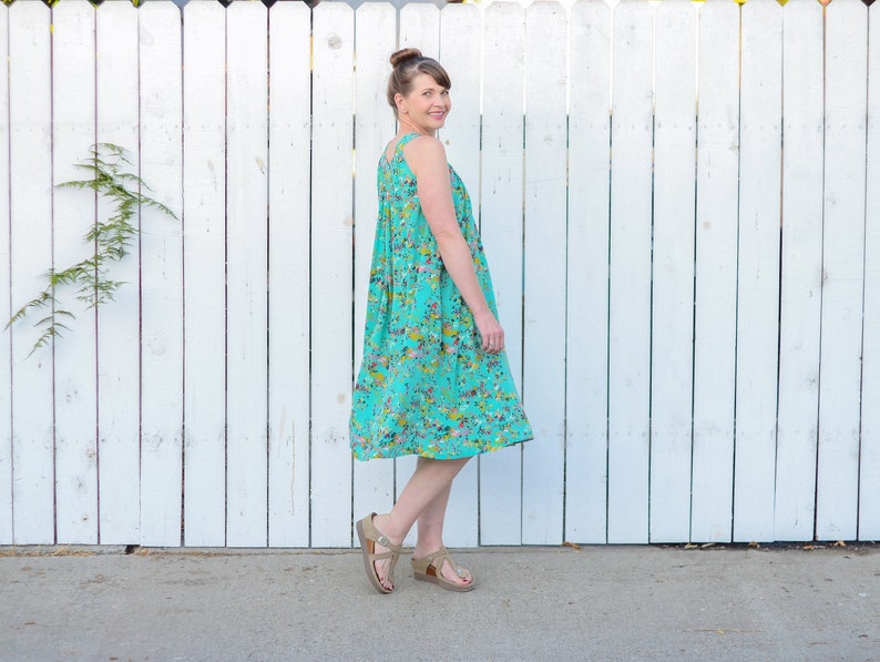 Yoke Dress PDF Sewing Pattern Yoke Dress Pattern Flowy - Etsy UK
