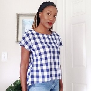 Laura PDF Sewing Pattern Top Pattern, Laura Dress Pattern, Cocoon Dress ...