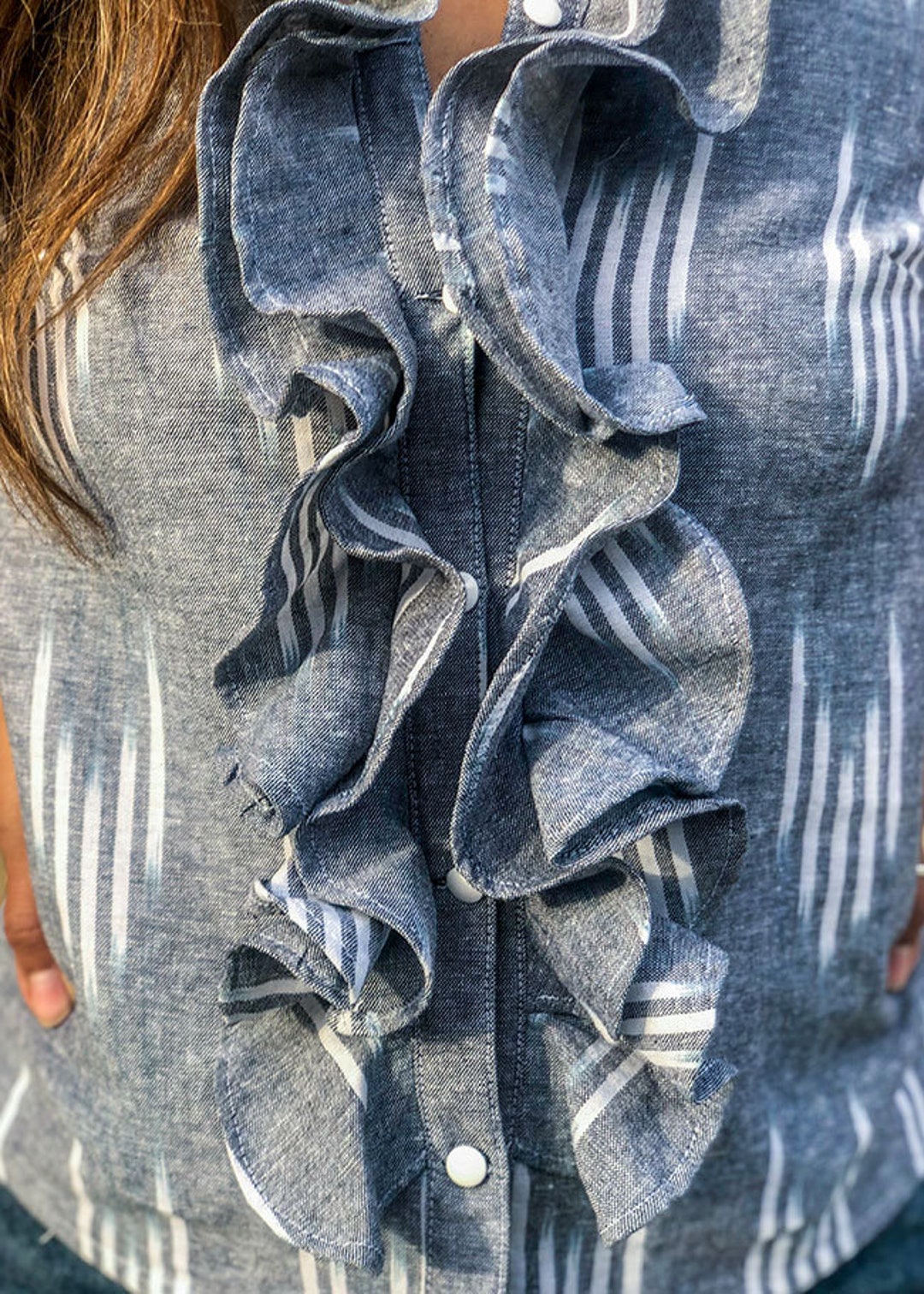 BUNDLE Riviera PDF Sewing Pattern Ruffle Pattern, Ruffle Top Pattern ...