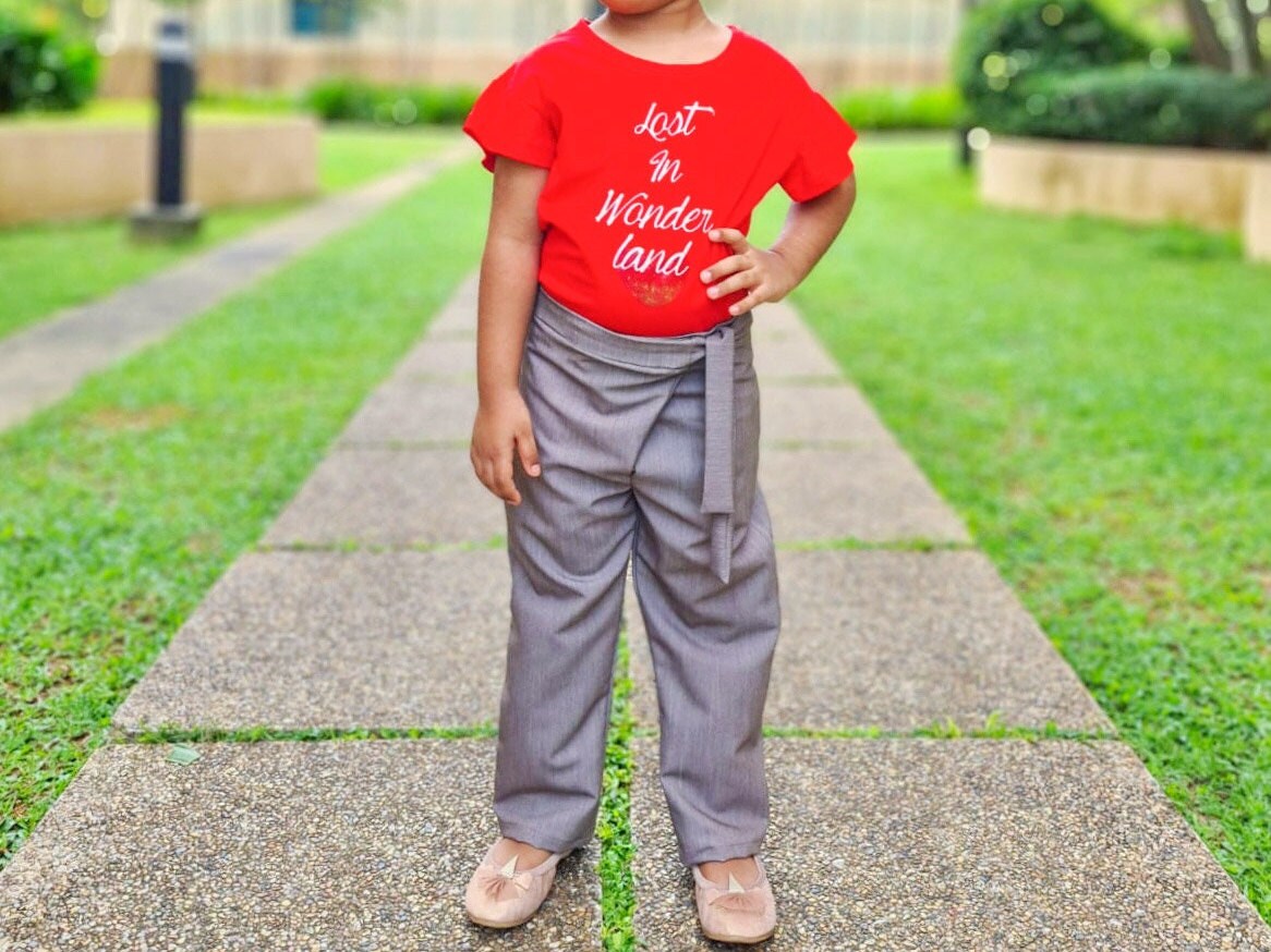 Wrap Trousers PDF Sewing Pattern Trousers Pattern Wrap | Etsy