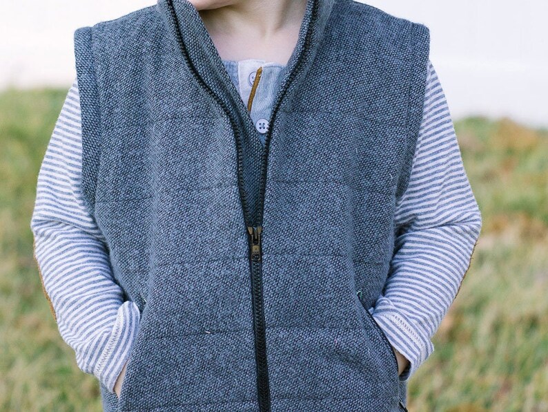 Riley Vest PDF Sewing Pattern Vest Pattern Puffer Vest | Etsy