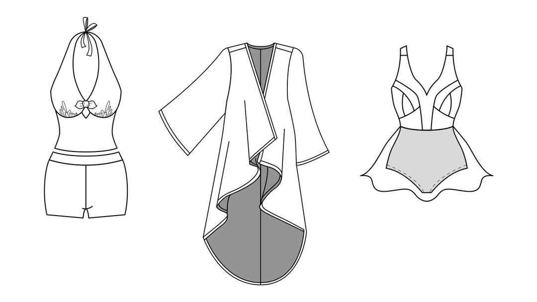 BUNDLE the Ultimate Beach Collection PDF Sewing Pattern Beach Pattern ...